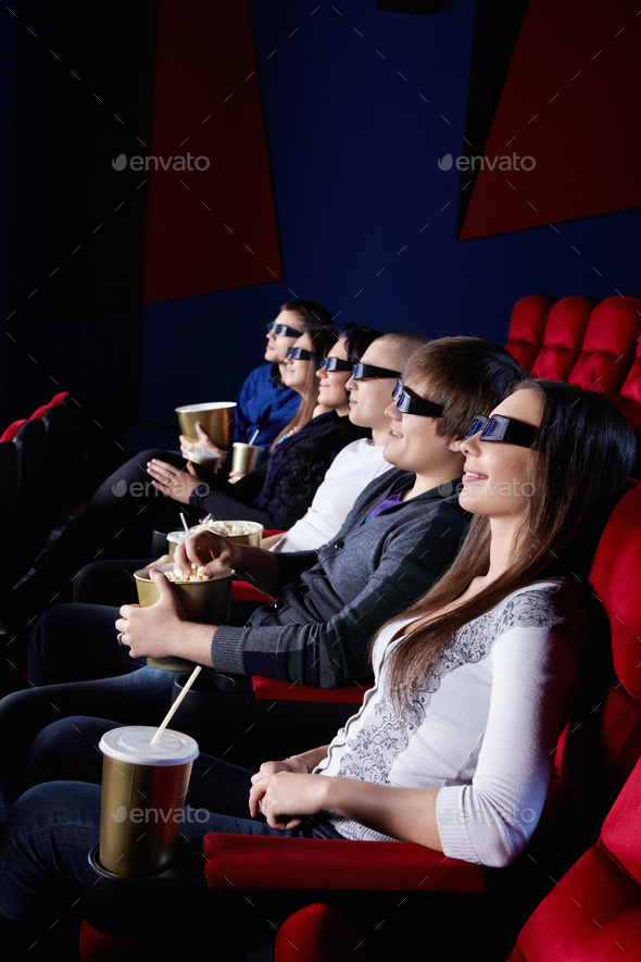 People in the cinema Stock Photo by AboutImages | PhotoDune
