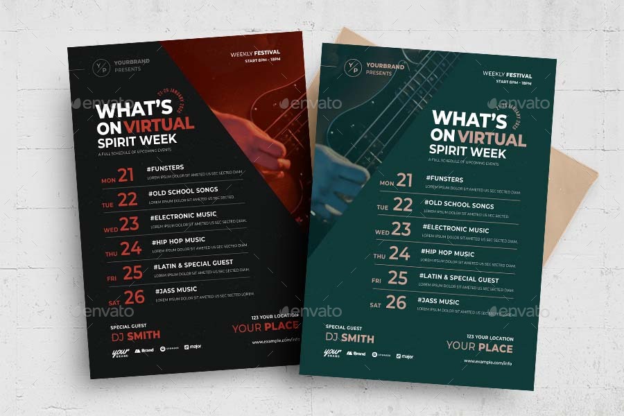 What's On Flyer Poster Template, Print Templates | GraphicRiver