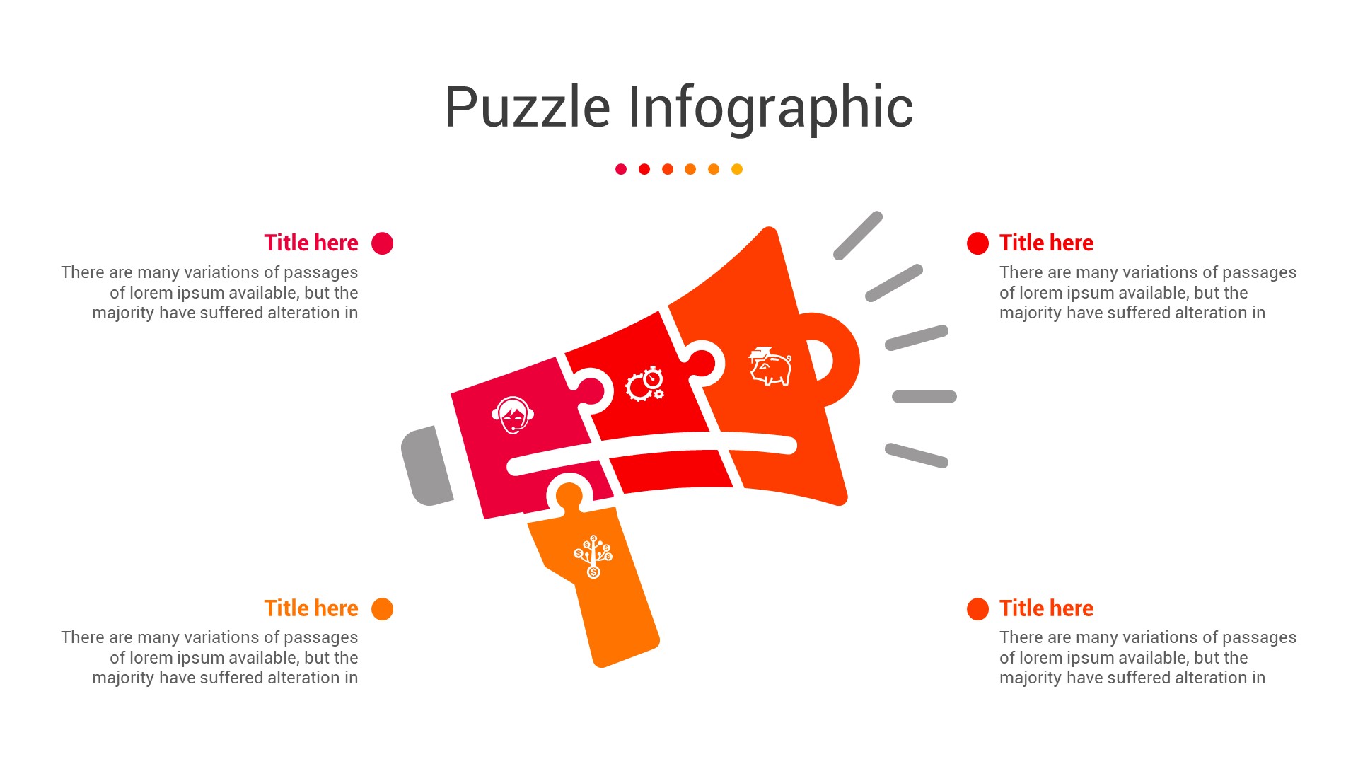 Puzzle Infographic PowerPoint Template, Presentation Templates ...