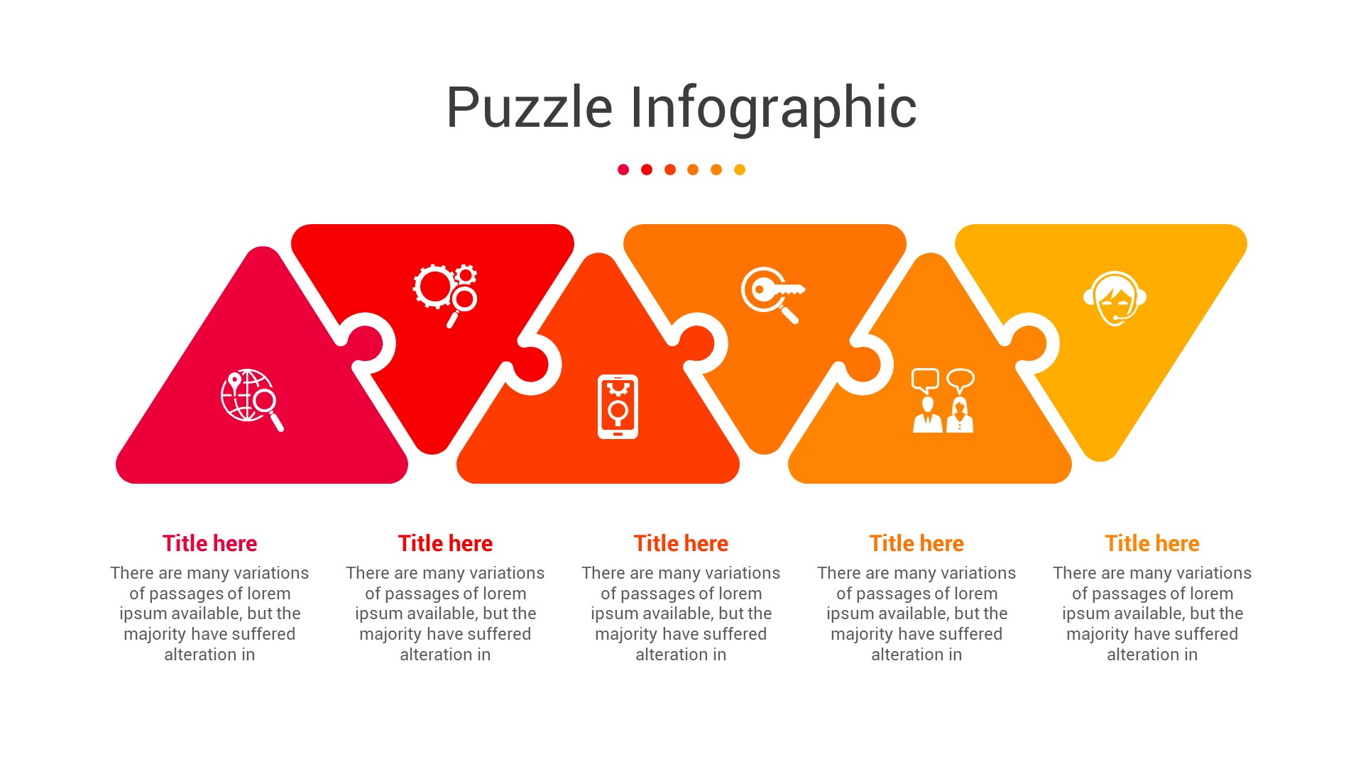 Puzzle Infographic PowerPoint Template, Presentation Templates ...