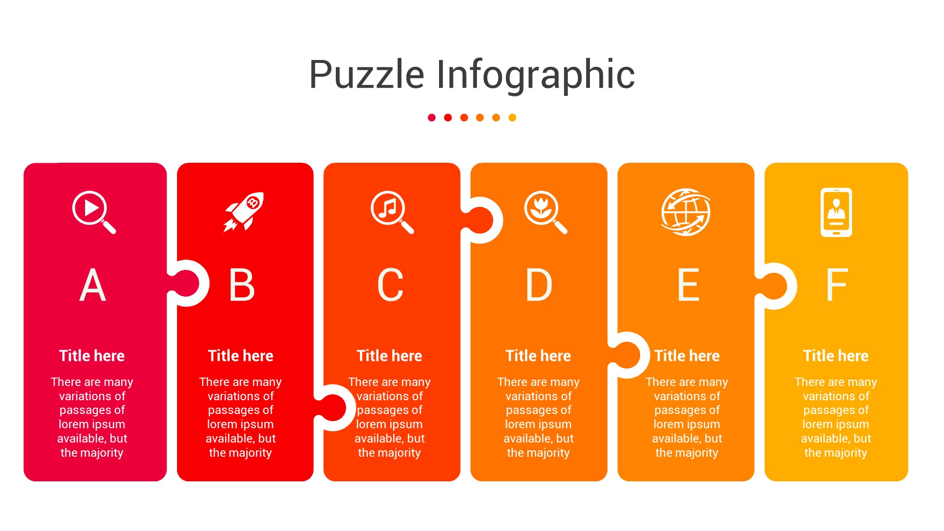 Puzzle Infographic PowerPoint Template, Presentation Templates ...
