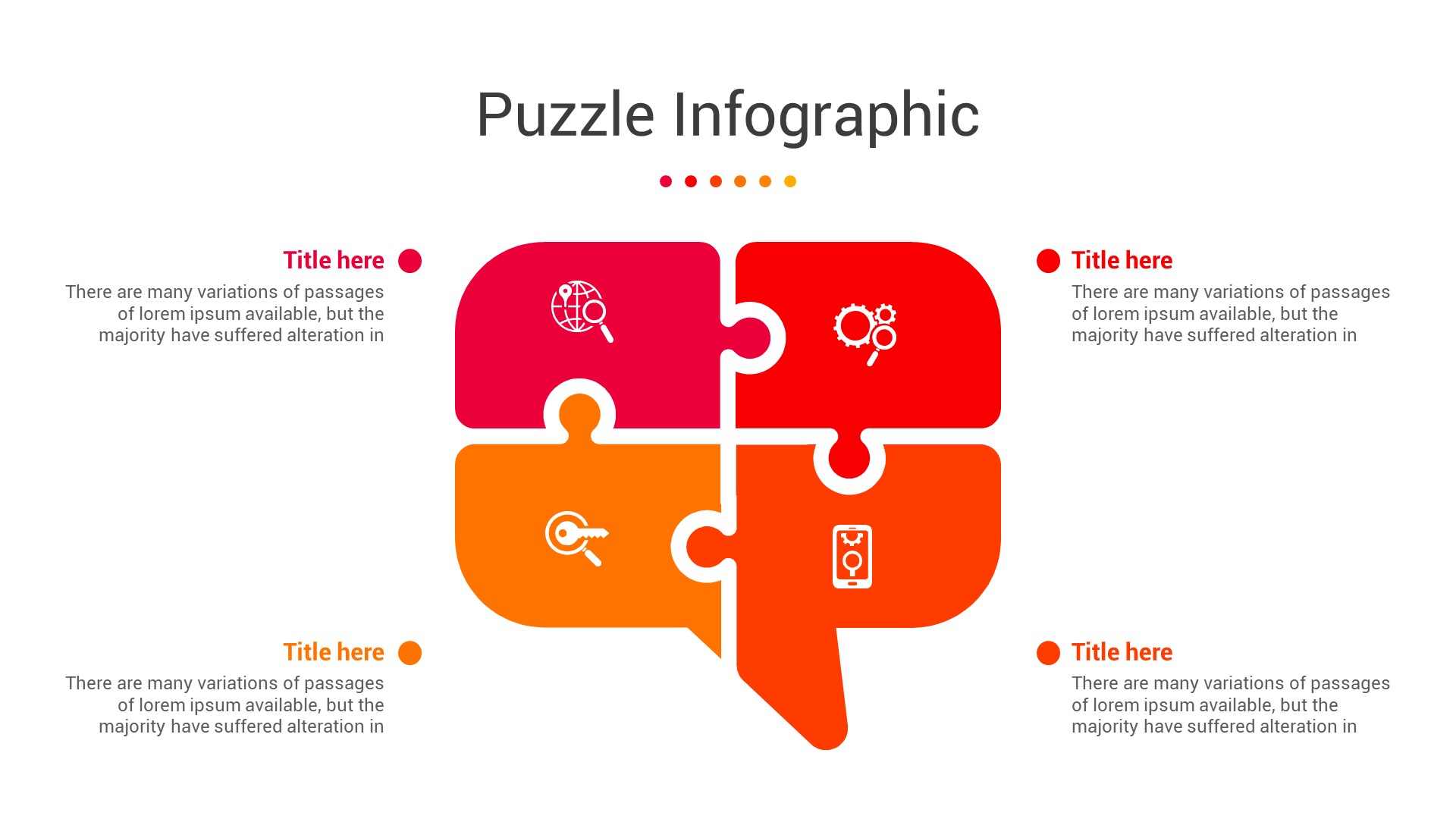 Puzzle Infographic PowerPoint Template, Presentation Templates ...