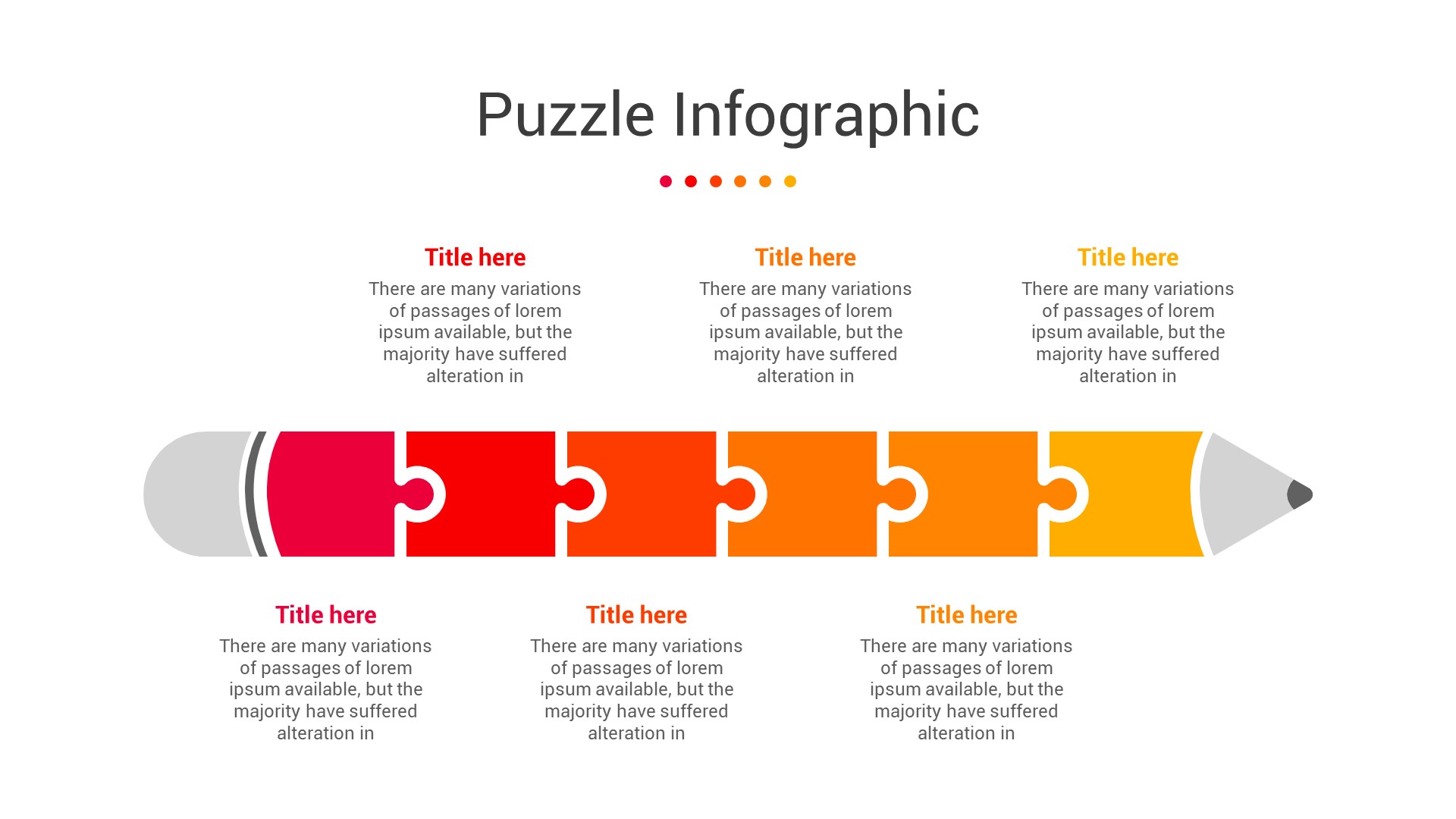 Puzzle Infographic PowerPoint Template, Presentation Templates ...