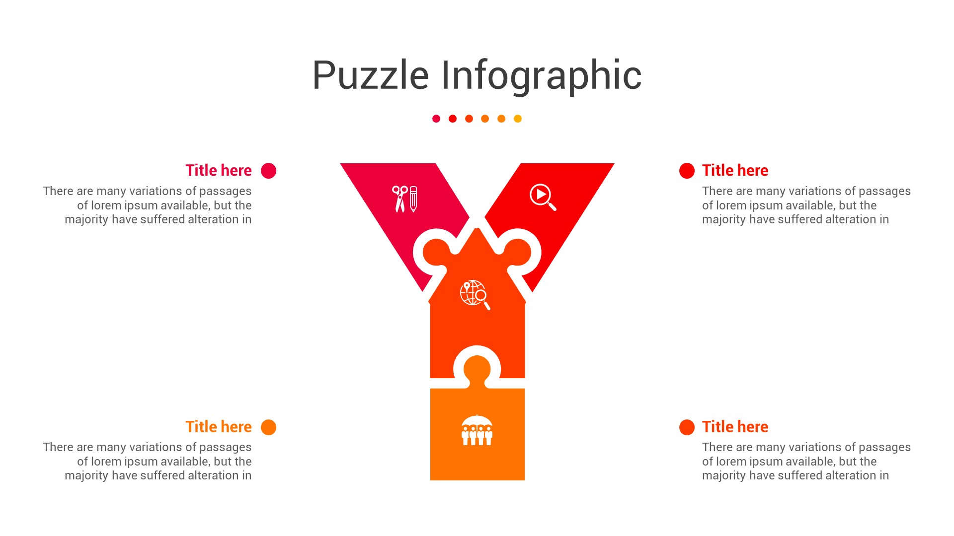 Puzzle Infographic PowerPoint Template, Presentation Templates ...