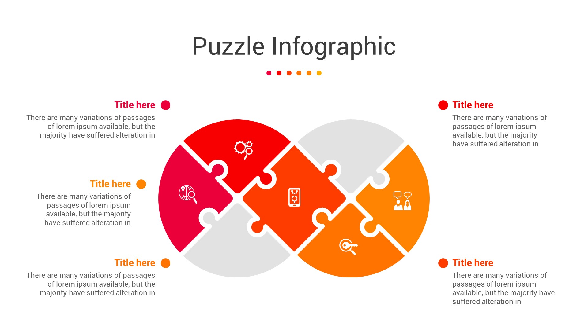 Puzzle Infographic PowerPoint Template, Presentation Templates ...