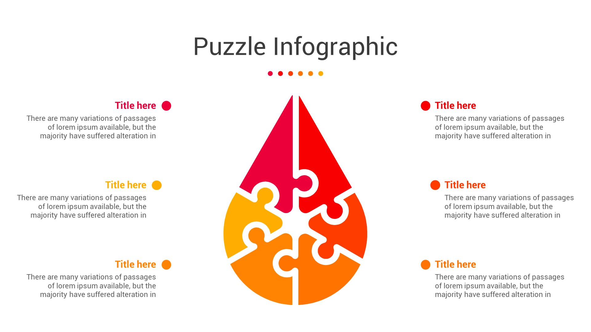Puzzle Infographic PowerPoint Template, Presentation Templates ...