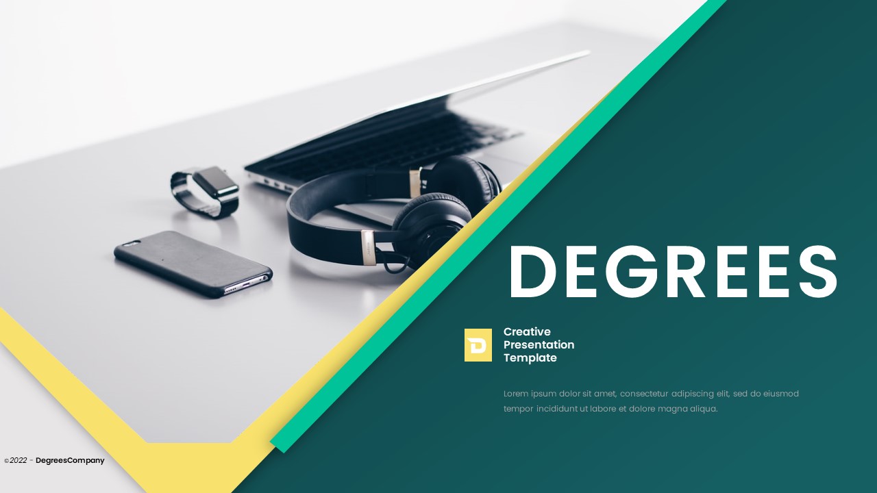 Degrees - Business PowerPoint Template, Presentation Templates ...