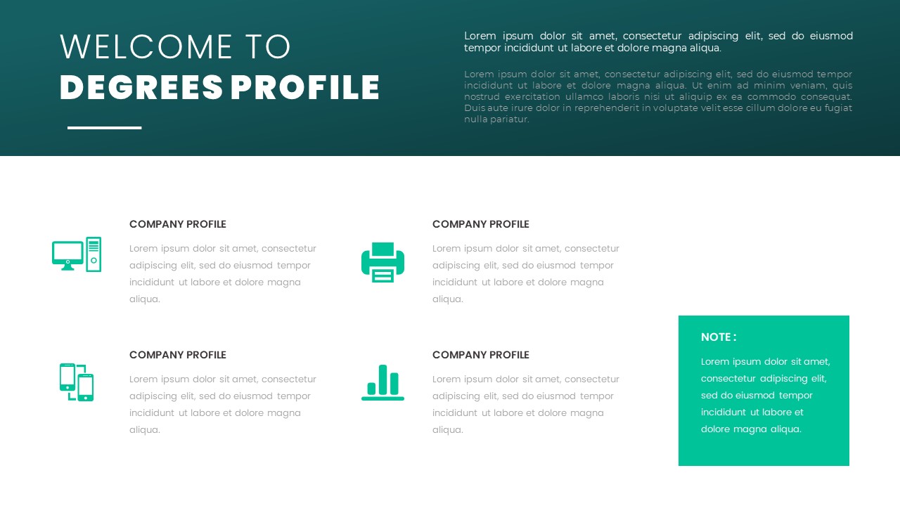 Degrees - Business Google Slide Template, Presentation Templates ...