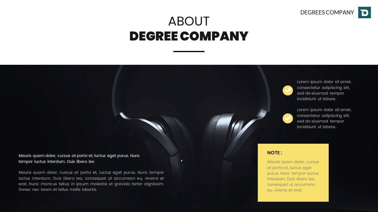 Degrees - Business Google Slide Template, Presentation Templates ...