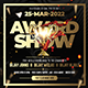 Golden Award Show Flyer, Print Templates | GraphicRiver