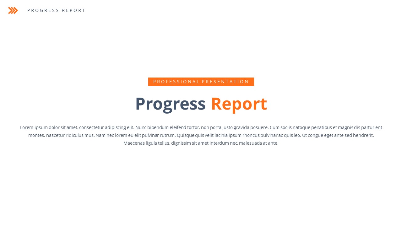 Progress Report Keynote Template, Presentation Templates | GraphicRiver