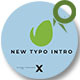New Typo Intro, After Effects Project Files | VideoHive