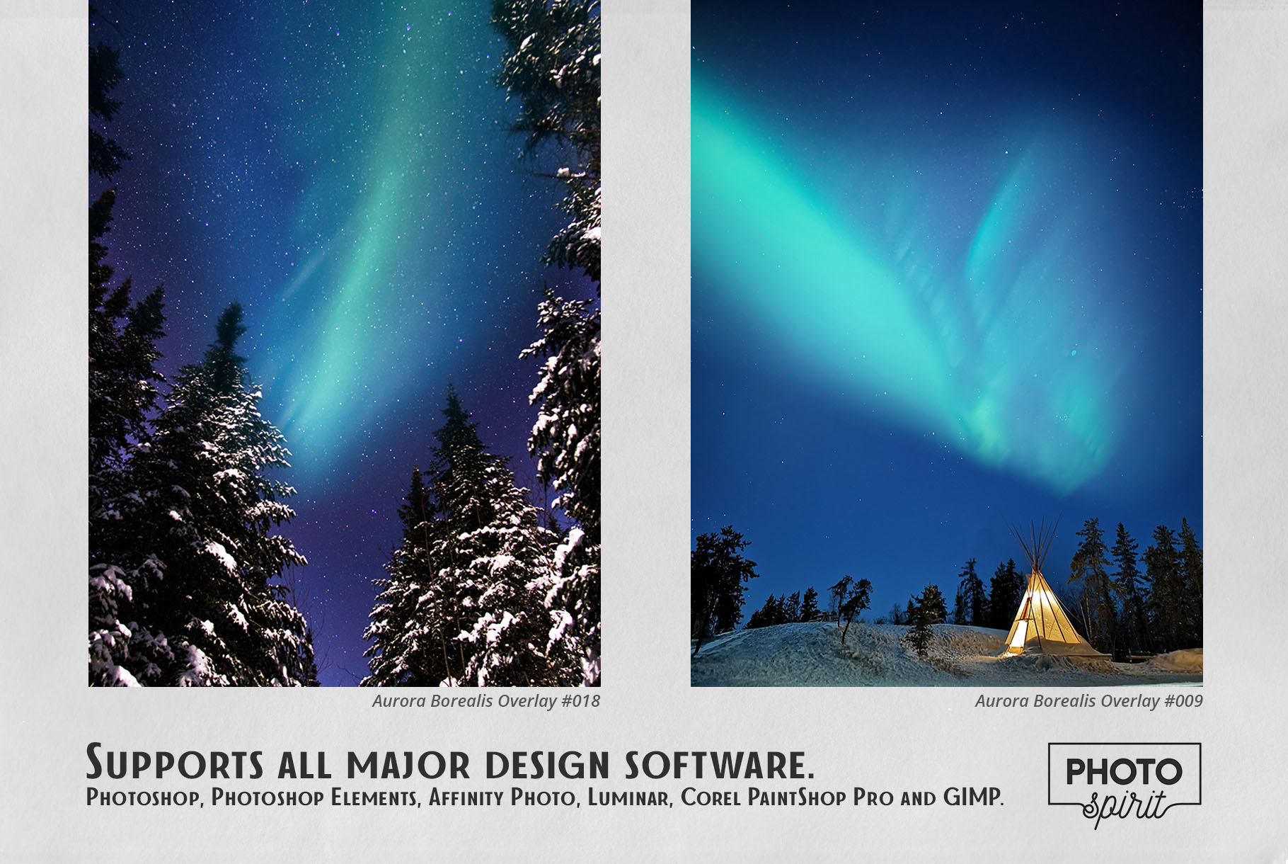 Aurora Borealis Effect Overlays, Add-ons | GraphicRiver