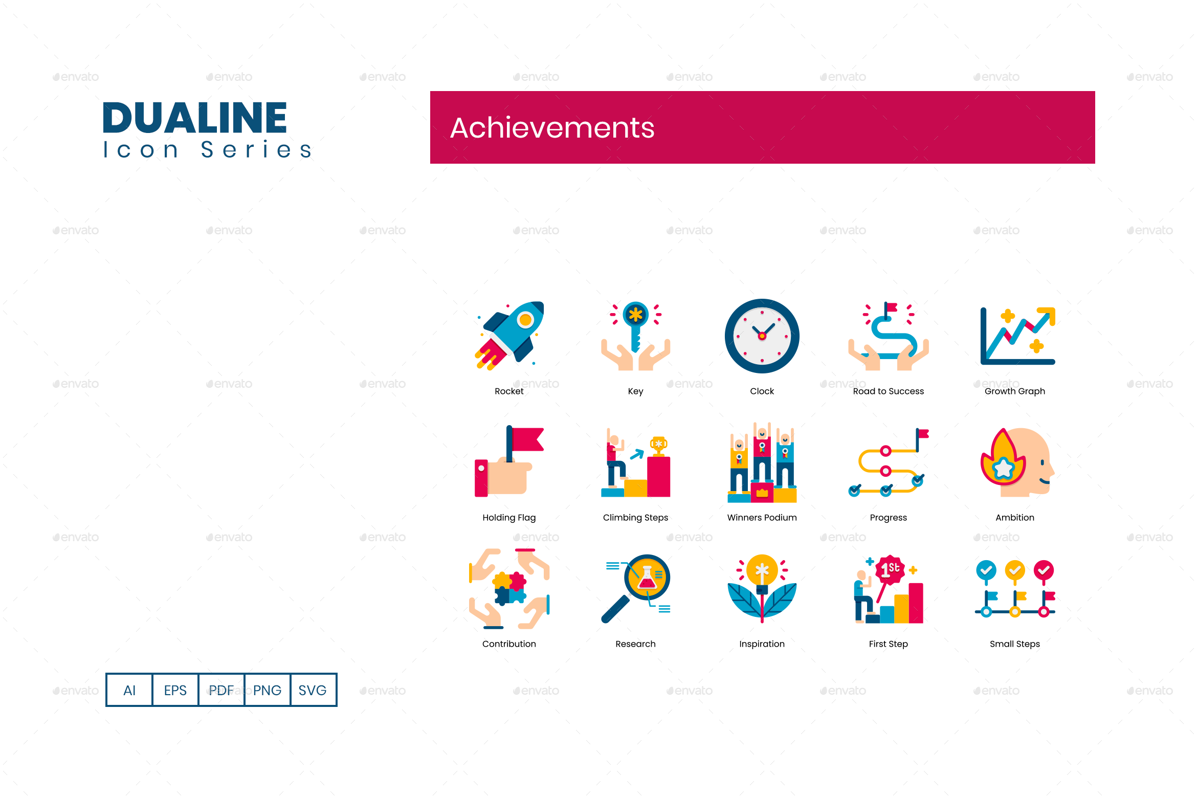 Achievements Icons, Icons | GraphicRiver