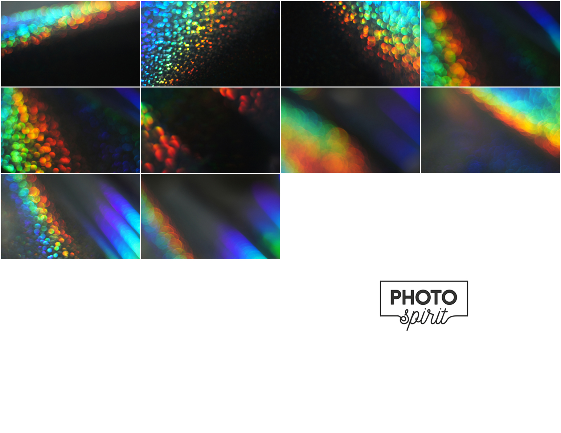 Rainbow Bokeh Effect Overlays, Add-ons | GraphicRiver