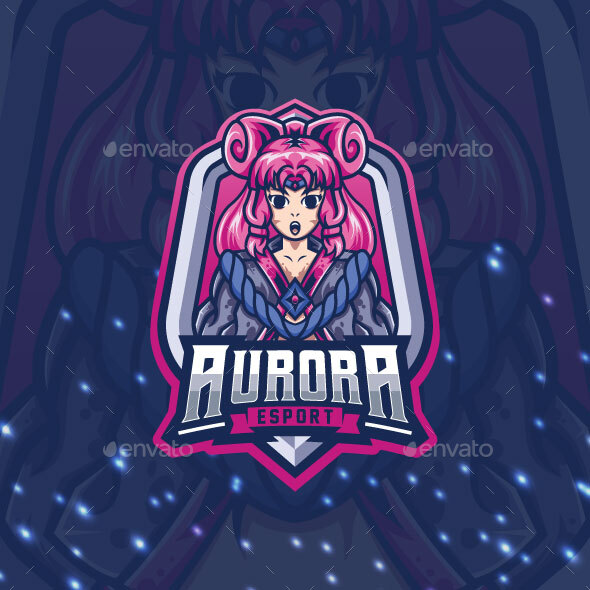 Woman Esport Logo, Logo Templates | GraphicRiver