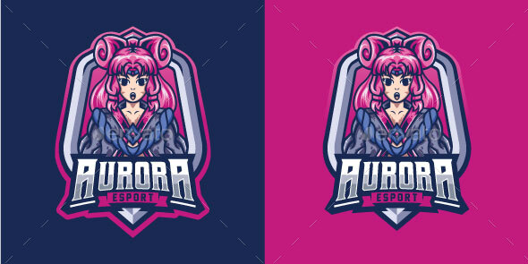 Woman Esport Logo, Logo Templates | GraphicRiver