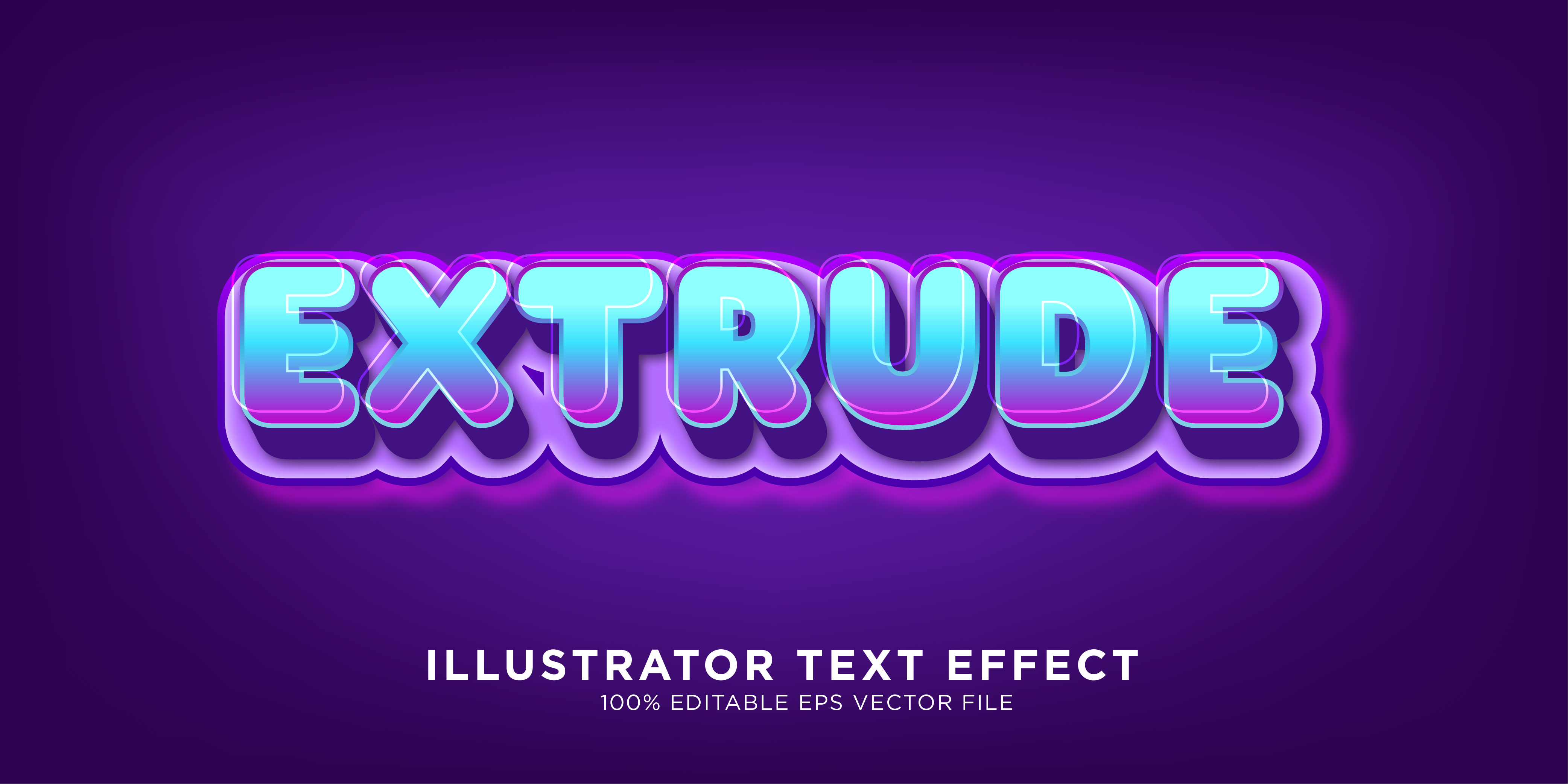 30 Text Effect Design Illustrator Graphic Style Effect, Add-ons ...