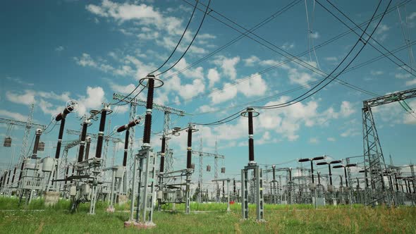 Power Grid Station, Stock Footage | VideoHive