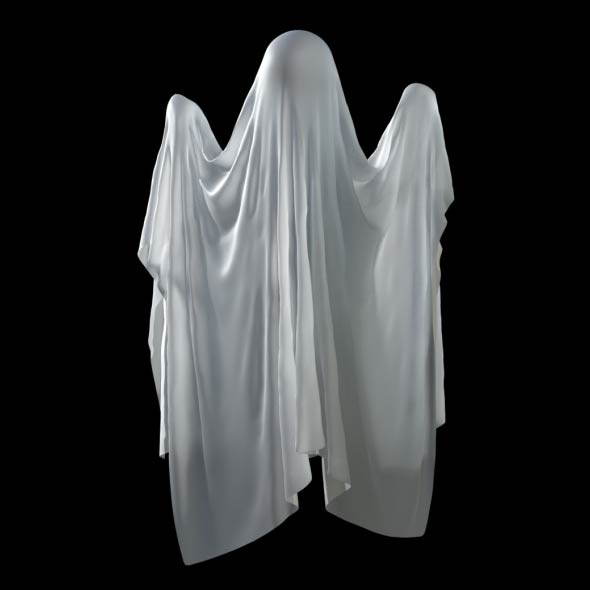 High Poly Ghost Model by berkerdag | 3DOcean