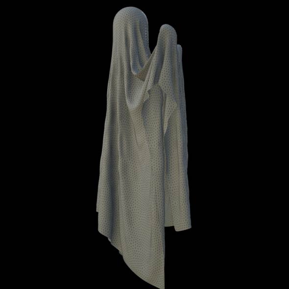 High Poly Ghost Model by berkerdag | 3DOcean