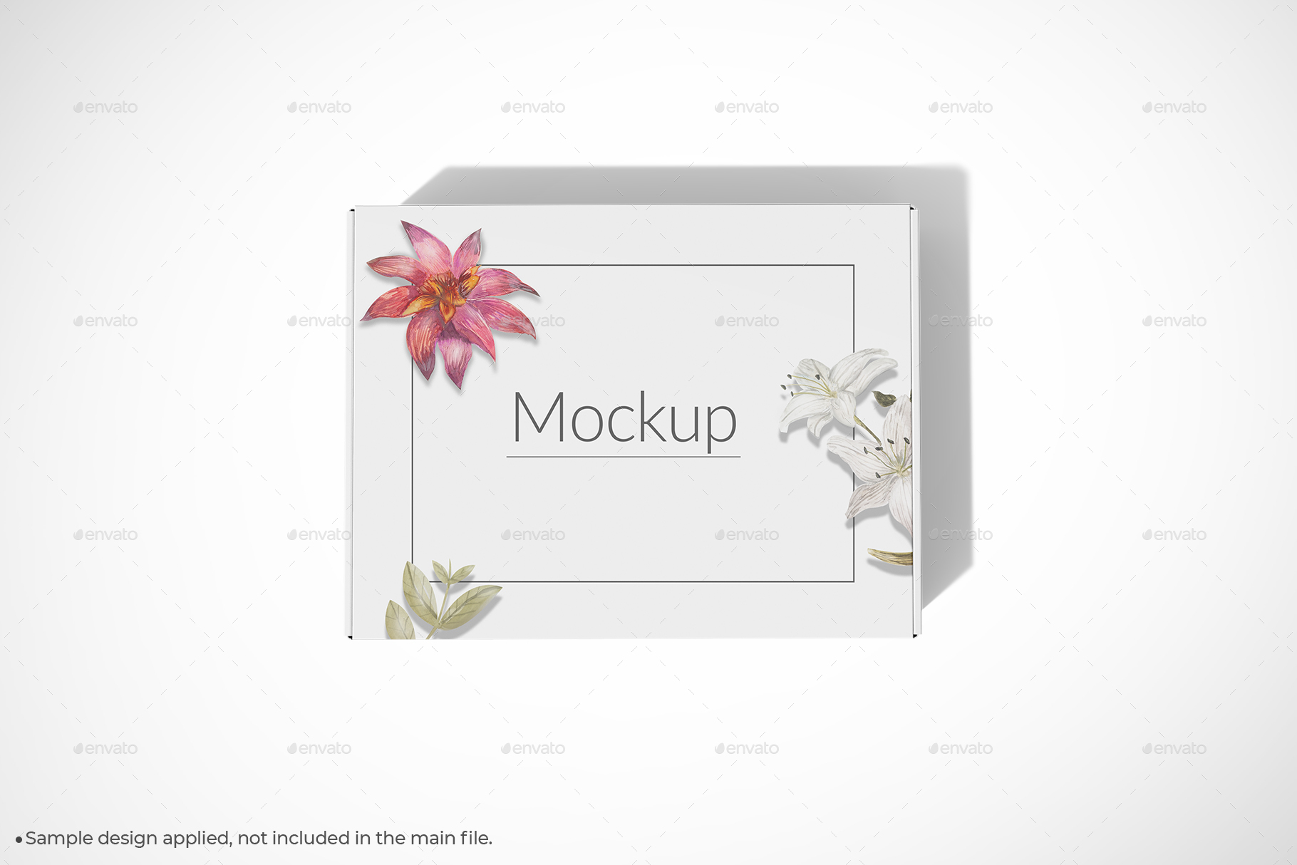 Rectangular Mailing Box Packaging Mockup., Graphics | GraphicRiver