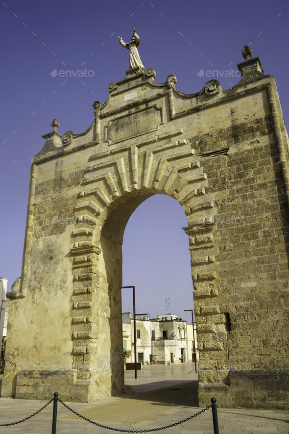 Copertino, historic city in Lecce province, Apulia Stock Photo by clodio