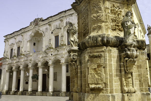 Nardo, historic city in Lecce province, Apulia Stock Photo by clodio