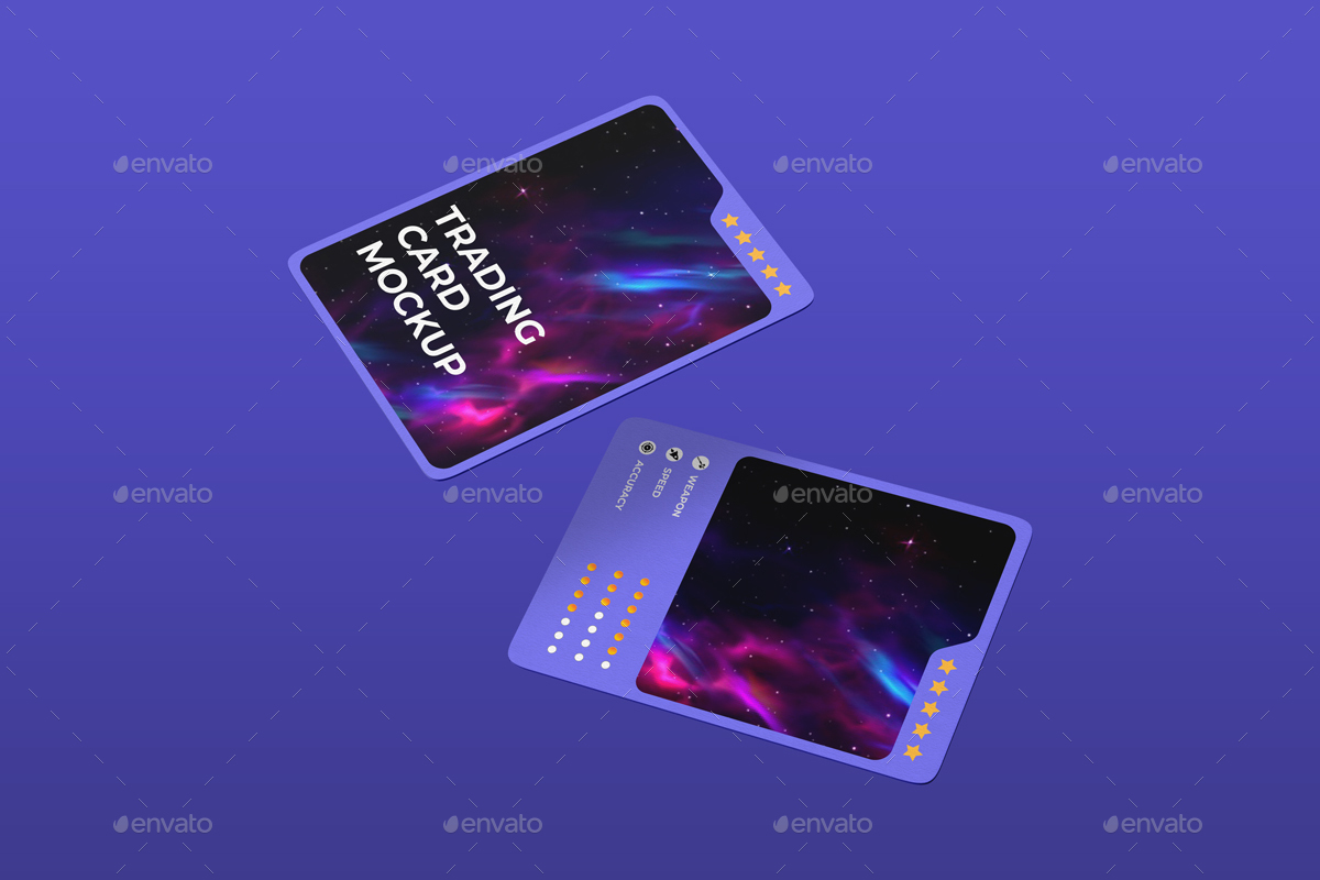 Trading Card Mockup, Graphics | GraphicRiver