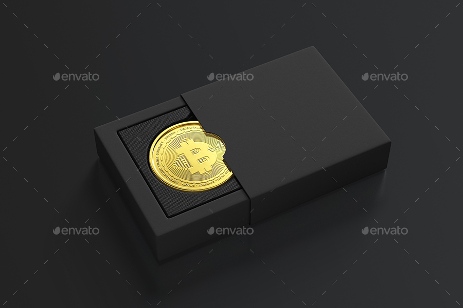 Square Coin Capsule Mock-Up V.2, Graphics | GraphicRiver