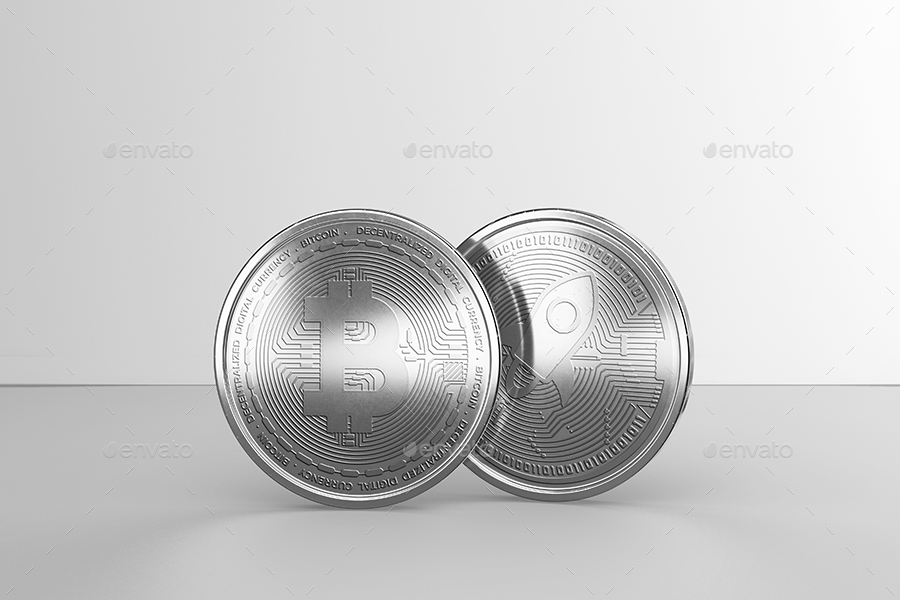 Square Coin Capsule Mock-Up V.2, Graphics | GraphicRiver