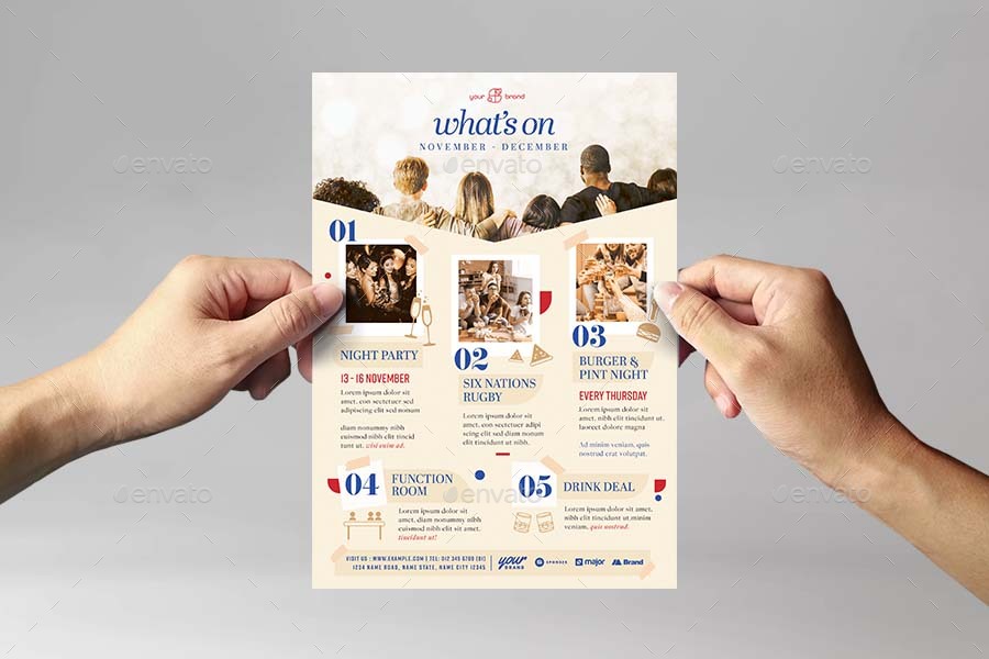 What's On Flyer Poster Template, Print Templates | GraphicRiver
