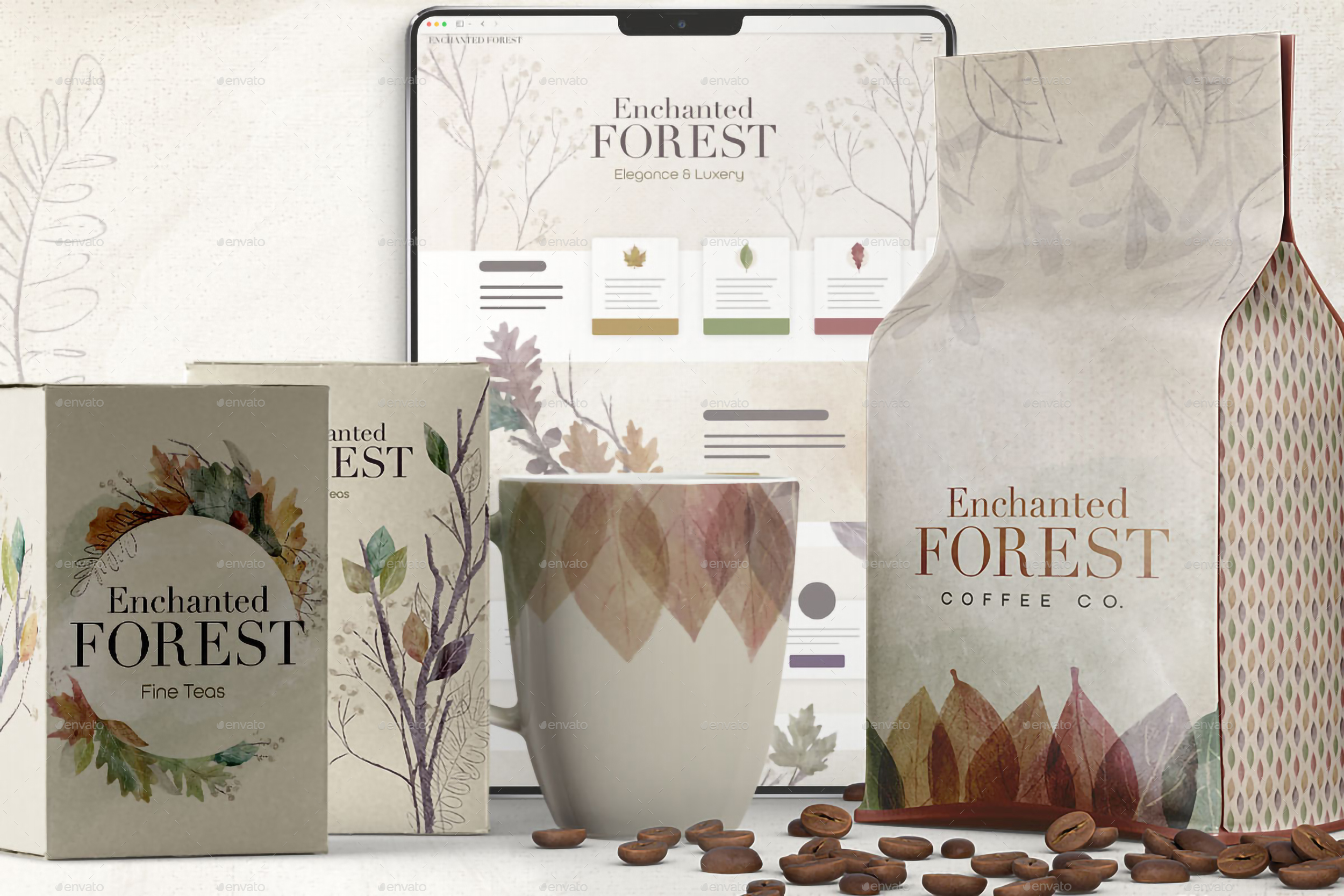 Enchanted Forest: Nature Elements Pack, Graphics | GraphicRiver