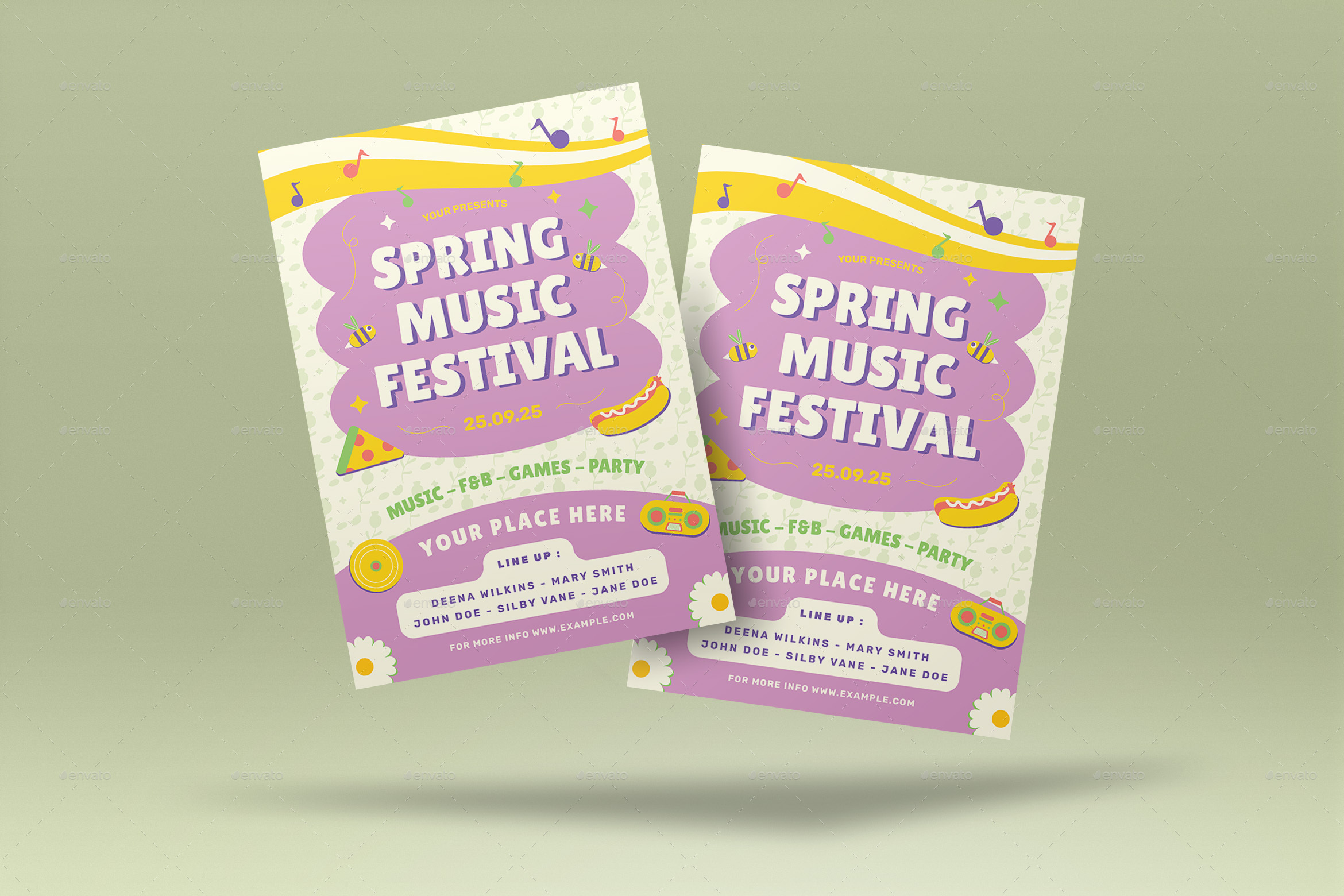 Spring Music Festival Flyer by Graphicapital | GraphicRiver