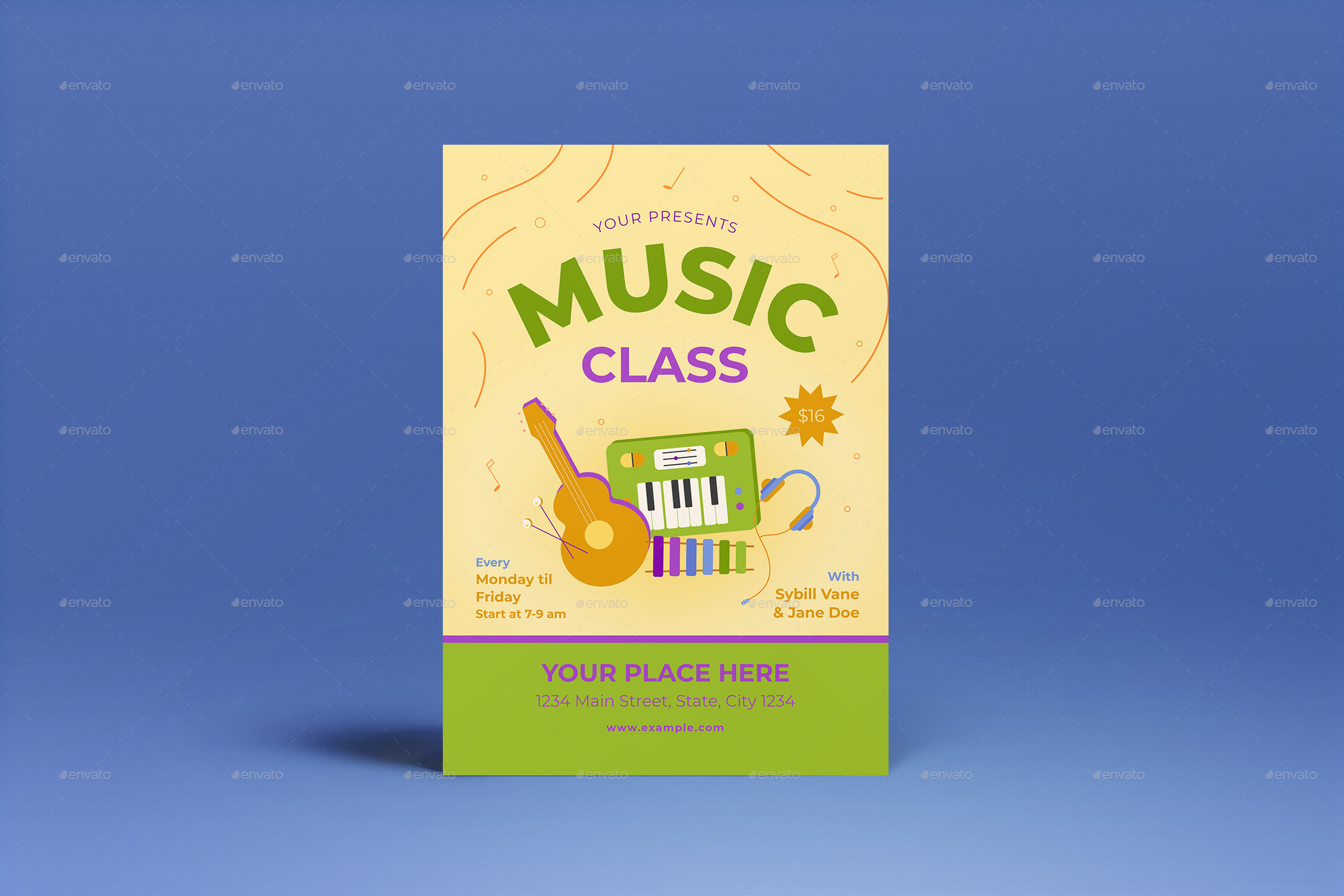 Music Class Flyer, Print Templates | GraphicRiver