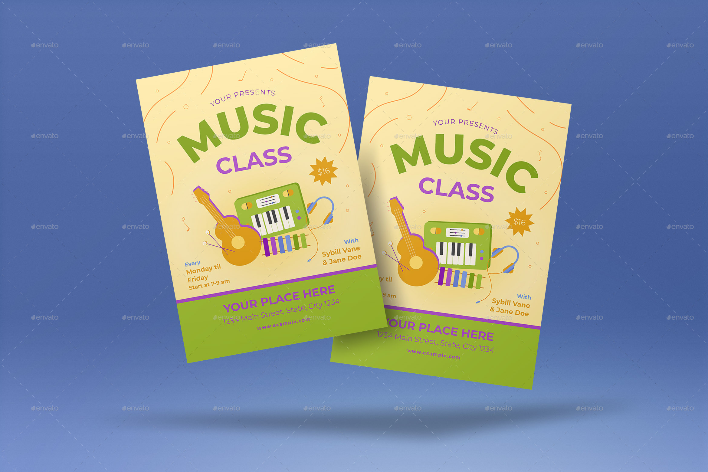 Music Class Flyer, Print Templates | GraphicRiver