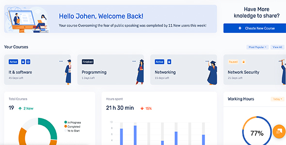 Eduadmin - Responsive Bootstrap 5 Admin Template Dashboard by multipurposethemes