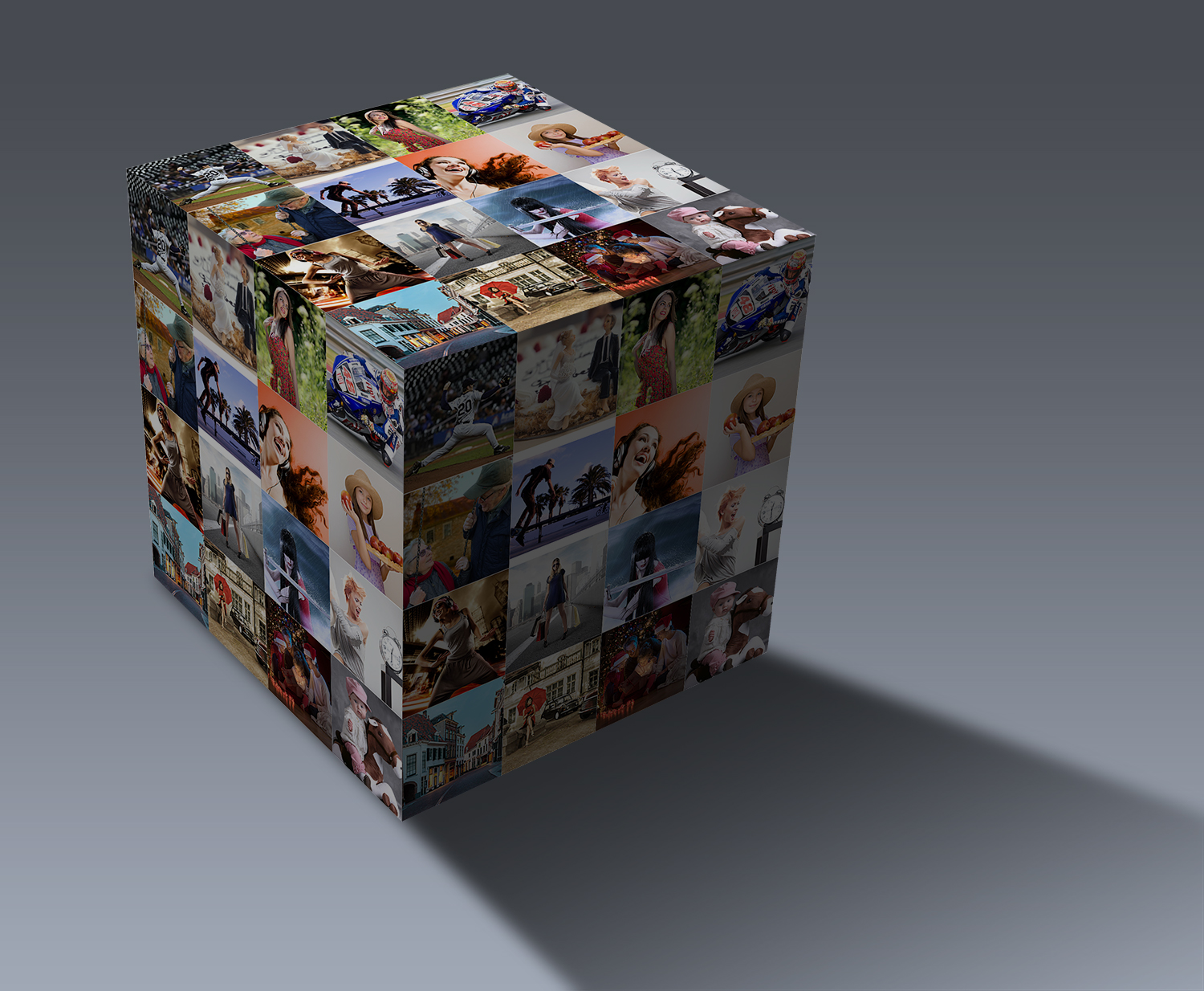 Photos on Cube, Add-ons | GraphicRiver