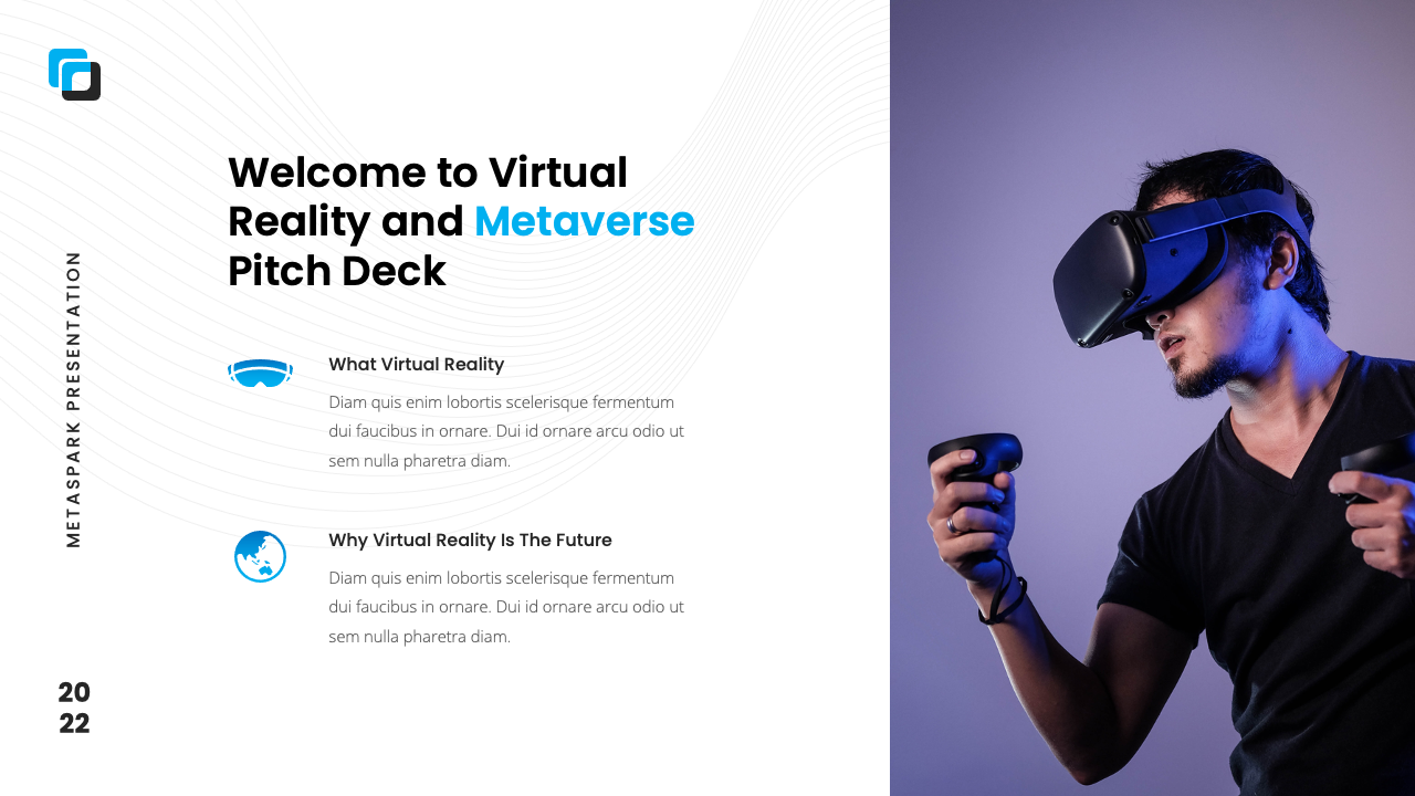 Metaspark - Virtual Reality & Metaverse Keynote Template, Presentation ...