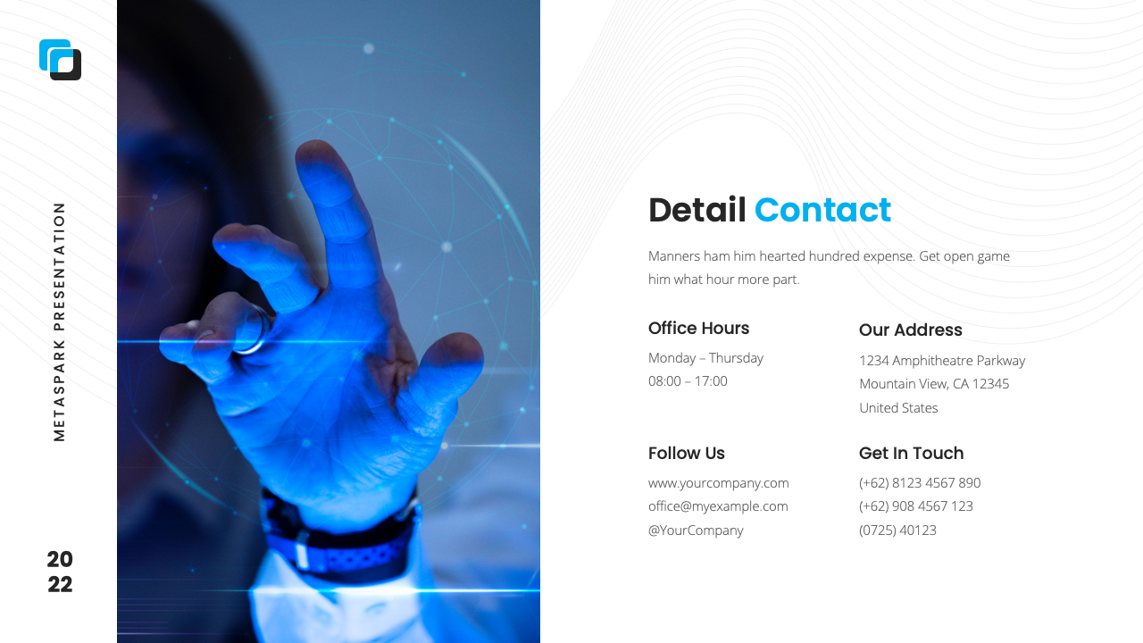 Metaspark - Virtual Reality & Metaverse Keynote Template, Presentation ...