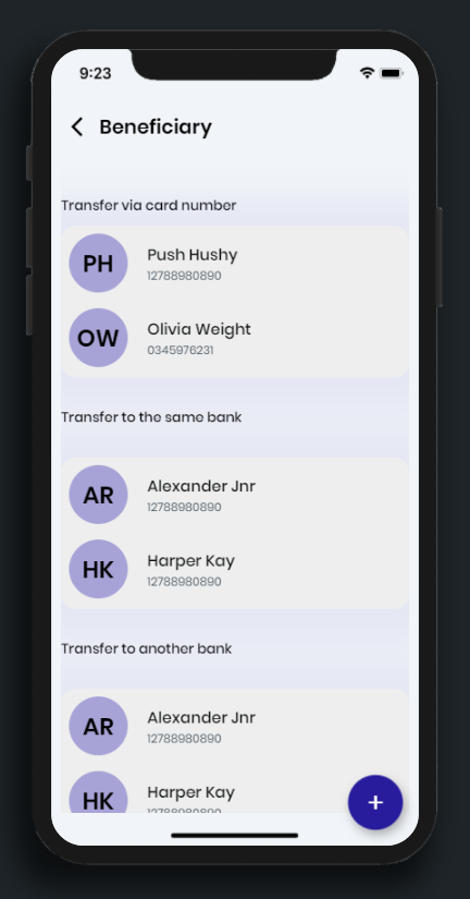 Aza Bank | Banking & Finance App Flutter Template UI Kit by adonisjustin