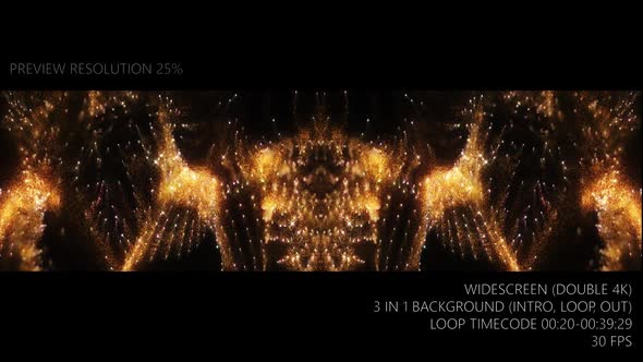 Imperial Fire Widescreen Background , Motion Graphics | VideoHive