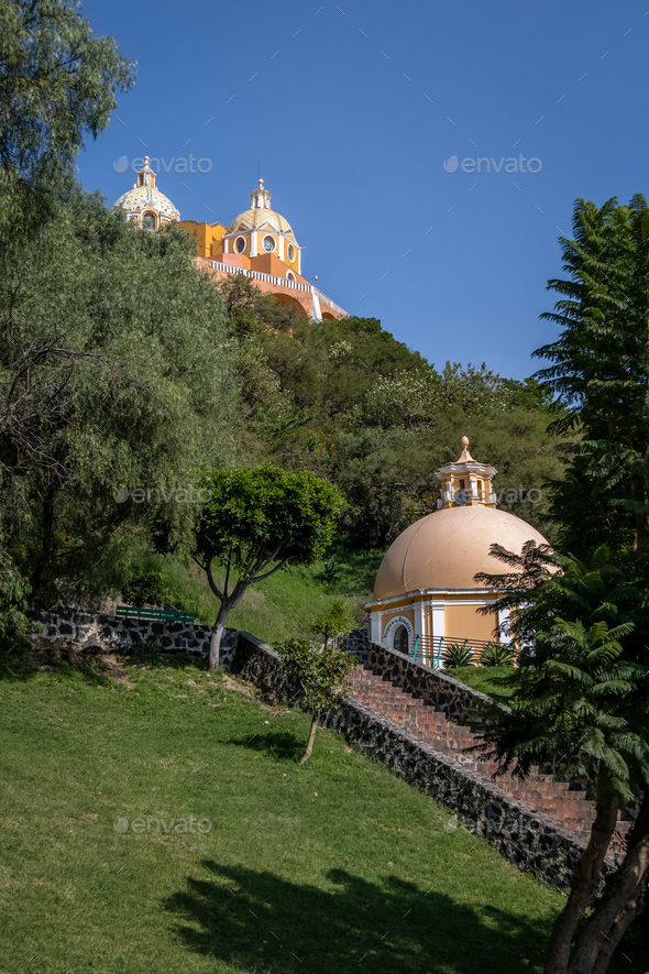 Church of Our Lady of Remedies, Cholula pyramid and Well of Wishes ...
