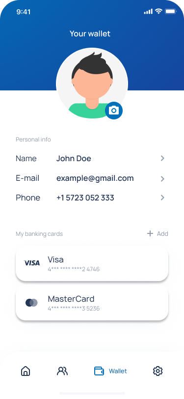 Wallet App UI Template - Flutter by Nauy_yuan | CodeCanyon