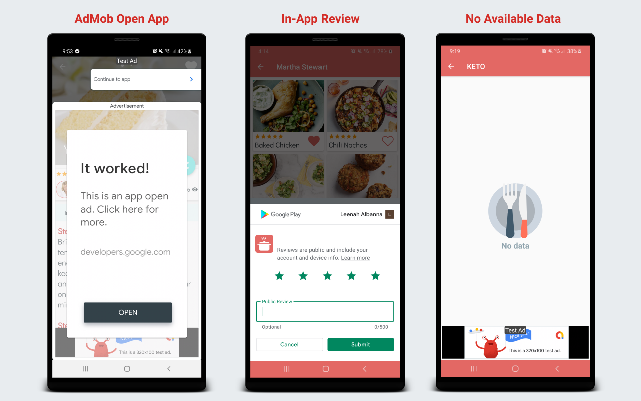 Recipes - Cookbook App for Android with Admin Panel by LeenahAlbanna