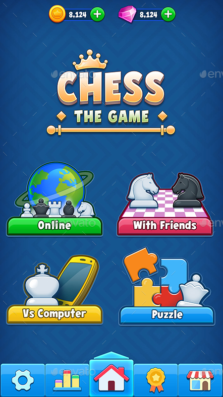 Chess Game GUI Pack, Game Assets | GraphicRiver