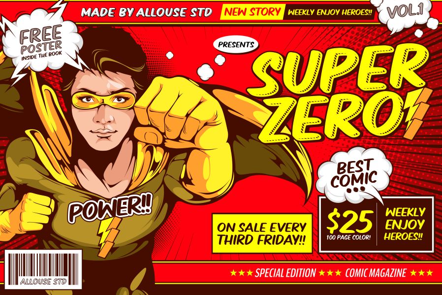 Comickes A Handwritten Comic Font with 4 Styles, Fonts | GraphicRiver