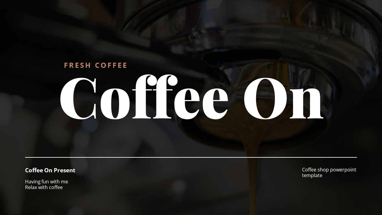 Coffee On - Powerpoint Template, Presentation Templates | GraphicRiver