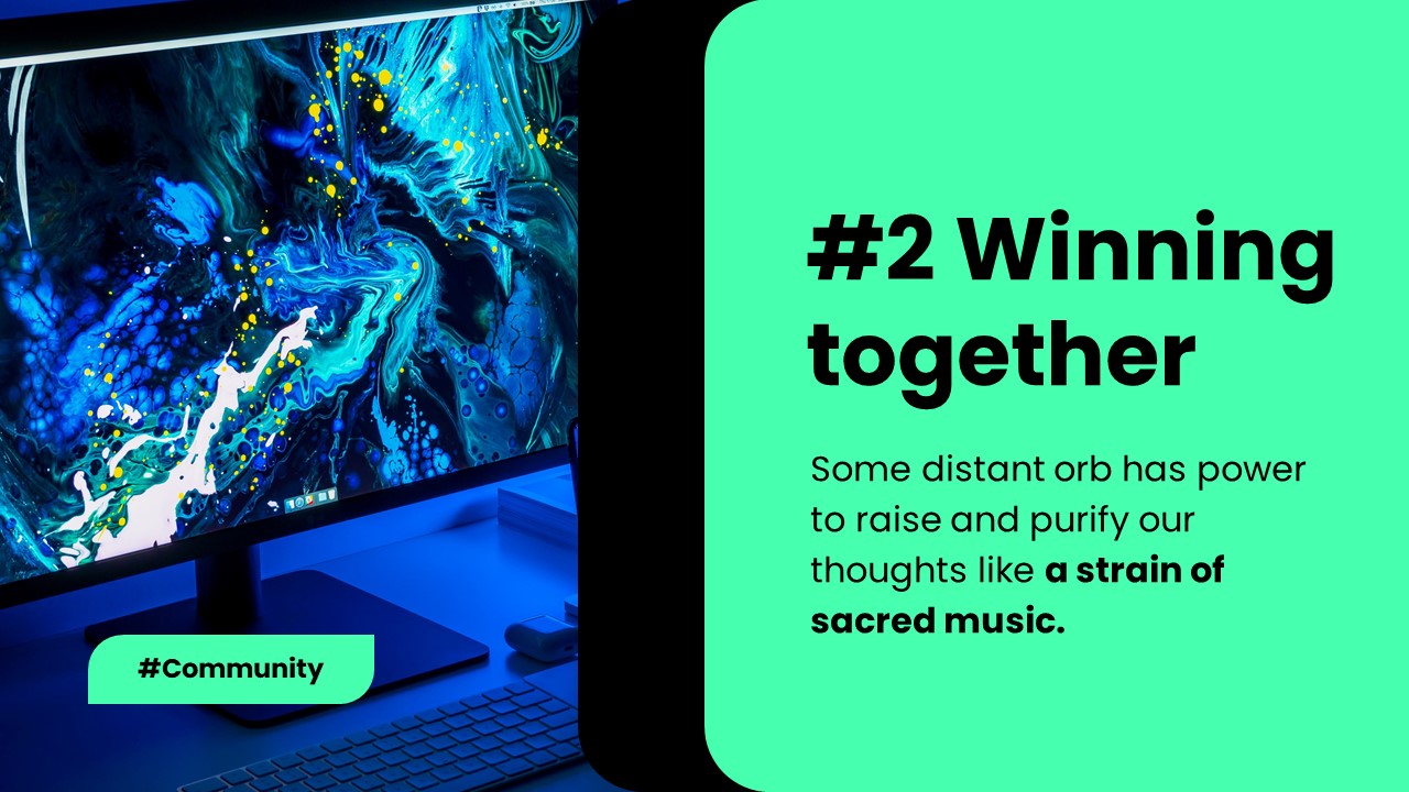 META - Unique Slides Google Slides Presentation, Presentation Templates