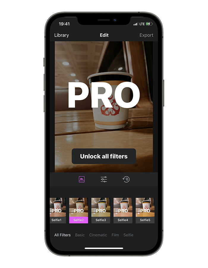 Pro Photo Filter App - iOS SwiftUI Full Application by pavlistudio